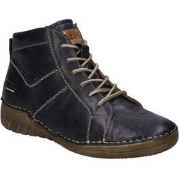 Stiefelette Josef Seibel "Felicia 01, ocean-kombi", Damen, Gr. 37, blau (ocean, kombi), Obermaterial: 100% Rindsleder Leather cow., Schuhe Stiefelette