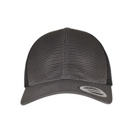 Flex Cap Flexfit "Flexfit Accessoires 360 Omnimesh 2-Tone Cap", Jungen, Gr. onesize, charcoal, schwarz, 60% Baumwolle, 40% Polyester, unifarben, Caps