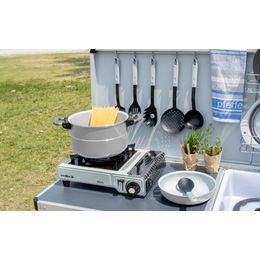 Brunner Fusion Topfset 8-teilig stapelbar Vacublock System und Magnetgriffe - Camping-T&ouml;pfe