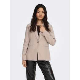 Kurzblazer Only "ONLNESSA L/S CORD FIT BLAZER CC TLR", Damen, Gr. 40, gr&uuml;n (string), Cord, Obermaterial: 100% Baumwolle, unifarben, regular fit normal, V-Ausschnitt, Blazer Kurzblazer, aus Cord, regular fit, schmale &Auml;rmel