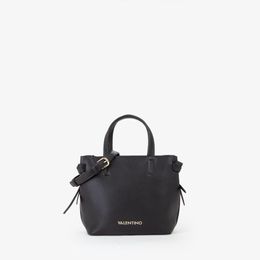 Valentino Handbags Shopper VALENTINO BAGS "WIN RE", Damen, Gr. B/H/T: 28cm x 21cm x 11,5cm, schwarz, Lederimitat, Taschen Shopper, Damen Umh&auml;ngetasche, Schultertasche, Tragetasche mit Logo