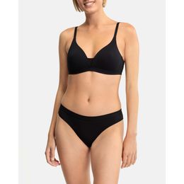 Schalen-BH Speidel "Young Basic", Damen, Gr. 80, Cup A, schwarz, Obermaterial: 92% Baumwolle, 8% Elasthan, unifarben, Basic, bequem, BHs Schalen-BH, elastisch, bequem, atmungsaktiv, basic, Baumwollmix