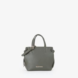 Valentino Handbags Shopper VALENTINO BAGS "WIN RE", Damen, Gr. B/H/T: 27cm x 22cm x 11,5cm, khaki, Lederimitat, Taschen Shopper, Damen Umh&auml;ngetasche, Schultertasche, Tragetasche mit Logo