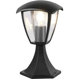 Trio LEUCHTEN Au&szlig;en-Stehlampe "VENTA, dekorative Outdoor Wegeleuchte H&ouml;he 30cm, exkl 1x E27 max 10W", schwarz matt, 1, H: 30cm, 1 Stk., Leuchten, kleine Stehleuchte f&uuml;r Garten oder Terrasse, Leuchtmittel wechselbar