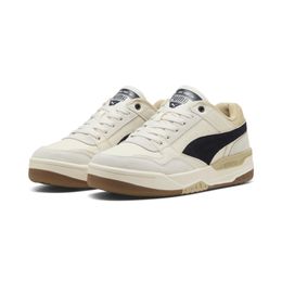 Sneaker Puma "Rebound Retro Sneakers Erwachsene", Herren, Gr. 36, frosted ivory new navy toasted almond wei&szlig; blau beige, Obermaterial: Textil, Synthetik, Kuhleder. Futter: Textil. Innensohle: Textil, Keine Angabe. Laufsohle: Gummi, Schuhe Sneaker