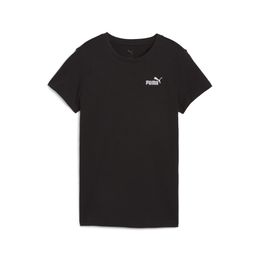 T-Shirt Puma "ESS Small No. 1 Logo T-Shirt Damen", Damen, Gr. XS, schwarz, Obermaterial: 100% Baumwolle. Kragen: 70% Baumwolle, 30% Polyester, clean, regular fit, Rundhals, Shirts T-Shirt