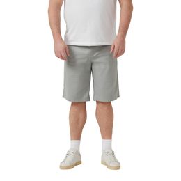 Chinoshorts, Herren, Gr. 40, N-Gr, grau, Web, Obermaterial: 98% Baumwolle, 2% Elasthan, s.Oliver MEN BIG SIZES, unifarben, normal kniefrei, Hosen Chinoshorts, Sommer-Bermuda Stretch, Gro&szlig;e Gr&ouml;&szlig;en