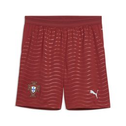 Sporthose Puma "Portugal 2026 Shorts Herren", Herren, Gr. L, Normalgr&ouml;&szlig;en, club rot gr&uuml;n lagoon, Obermaterial: 100% Polyester. Besatz: 88% Polyester, 12% Elasthan. Einsatz: 100% Polyester, unifarben, regular fit, Hosen Sporthose