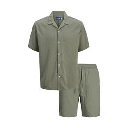 Jack & Jones Jack & Jones Hemd JOREASTER PATRAS Kurzarmhemd/Shorts SET