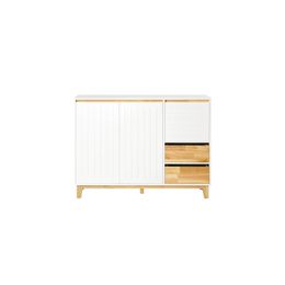 sobuy Sideboard Holzfarbe 120x40x90cm Modern