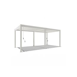 PergoLine Superior Pergola 3 m x 6 m wei&szlig;