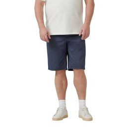 Chinoshorts, Herren, Gr. 40, N-Gr, dunkelblau, Web, Obermaterial: 98% Baumwolle, 2% Elasthan, s.Oliver MEN BIG SIZES, unifarben, normal kniefrei, Hosen Chinoshorts, Sommer-Bermuda Stretch, Gro&szlig;e Gr&ouml;&szlig;en