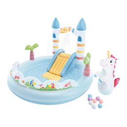 Intex 56148NP Playcenter Unicorn Castle Wasserspielcenter Kinder Pool Garten