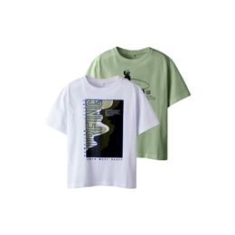 name it T-Shirt HANSY Kurzarmshirt 2er Pack