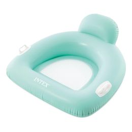 Intex 56801EU Pillow Float Lounge aufblasbare Schwimmliege Netzsitz Schwimsessel gr&uuml;n