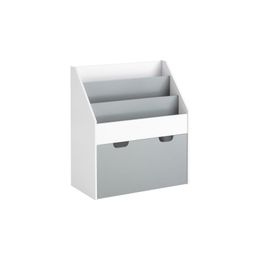 sobuy Kinderregal mit 1 Ablage Hellgrau Funktional