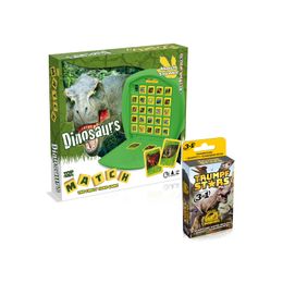 Dinosaurier Spiele 2er Set - Match + Trumpfstars