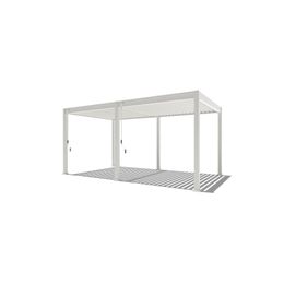 Pergoline Trumpf Pergola Alu-Stahl 3 m x 5,3 m wei&szlig;