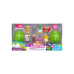 Jazwares AME0050 - Adopt Me! - Figurenset 10er-Pack, Haustiere