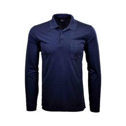 Ragman Poloshirt Langarmshirt mit Polokragen