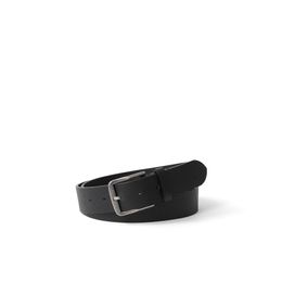 Lederg&uuml;rtel Calvin Klein Jeans "CLASSIC FLAT 35MM", Herren, Gr. 90, silber (schwarz, antique silber), Rindsleder, unifarben, G&uuml;rtel Lederg&uuml;rtel