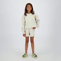 Sweatshorts Vingino, M&auml;dchen, Gr. 164, N-Gr, soft vanilla, Sweatware, Obermaterial: 100% Baumwolle, unifarben, bequem kurz, Hosen Sweatshorts, mit seitlichen Streifen