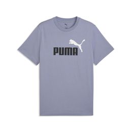 T-Shirt Puma "Essentials 2 Colour No. 1 Logo T-Shirt Herren", Gr. L, gray sky, Obermaterial: 100% Baumwolle. Rippe: 80% Baumwolle, 20% Polyester, bedruckt, regular fit, Rundhals, Shirts T-Shirt