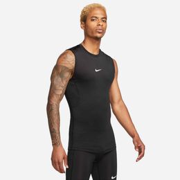 Tanktop Nike "M NP DF TOP SL TIGHT", Herren, Gr. S, schwarz, wei&szlig;, Obermaterial: 90% Polyester, 10% Elasthan, Tops Tanktop, sportlicher Stil, f&uuml;r Fitness und sportliche Aktivit&auml;ten, &auml;rmellos
