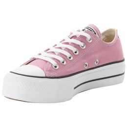 Sneaker Converse "CHUCK TAYLOR ALL STAR LIFT PLATFORM", Damen, Gr. 36, wei&szlig; (cliffside rose, wei&szlig;, schwarz), Textil, Schuhe Sneaker