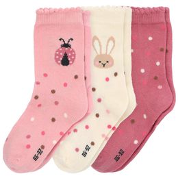 Topomini 3 Paar Baby Socken mit Wellenb&uuml;ndchen