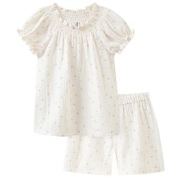 Topolino M&auml;dchen Musselin-Shorty mit Bl&uuml;mchen-Print