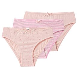 Yigga 3 M&auml;dchen Slips mit Zierschleife