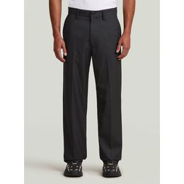 G-Star Raw Chinohose G-STAR "Modson Straight Chino", Herren, Gr. 30, L&auml;nge 32, dk schwarz, Obermaterial: 50% Polyester, 50% Wolle, Hosen Chinohose