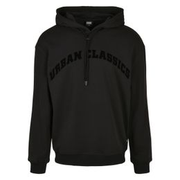 Kapuzenpullover Urban Classics "Urban Classics Herren Gate Hoody", Herren, Gr. M, schwarz, 65% Baumwolle, 35% Polyester, unifarben, loose fit, ohne Ausschnitt, Pullover Kapuzenpullover