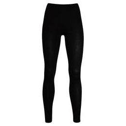 Leggings TRIGEMA "TRIGEMA Leggings aus Baumwolle/Elastan", Damen, Gr. L, Normalgr&ouml;&szlig;en, schwarz, Feinripp, 95% Baumwolle, 5% Elastan, Basic, Hosen Leggings