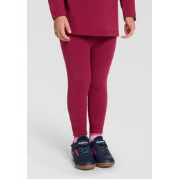 Leggings Kidsworld "2er Pack Uni + Herz-Drucken Leggings", M&auml;dchen, Gr. 92/98, N-Gr, rot (bordeaux, gemustert herzen), Single Jersey, Obermaterial: 95% Baumwolle, 5% Elasthan, bedruckt, figurbetont lang, Hosen Leggings, 2er Pack Leggings mit Herzen