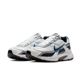Sneaker Nike Sportswear "INITIATOR", Herren, Gr. 44,5, wei&szlig;, obsidian, mtlc cool grau, Leder, Synthetik, Textil, Schuhe Sneaker, inspiriert vom Design des Nike P-6000
