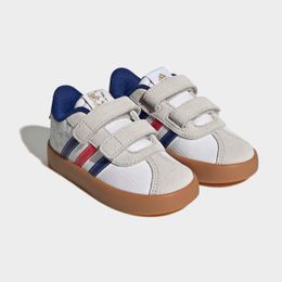 Sneaker adidas Sportswear "VL COURT 3.0 KIDS", M&auml;dchen, Gr. 24, cloud wei&szlig;, pure ruby, mystery ink, Synthetik, Textil, Schuhe Sneaker, f&uuml;r Kinder, World Cup Nations Pack