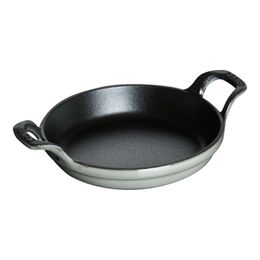 Staub Specialities Ofenform 12 cm, rund, Graphit-Grau, Gusseisen