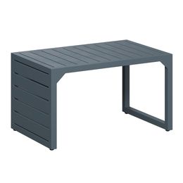 Ambia Garden Loungetisch, Dunkelgrau, Metall, rechteckig, eckig, 60x34x38 cm, lichtecht, wetterbest&auml;ndig, Loungem&ouml;bel, Loungetische