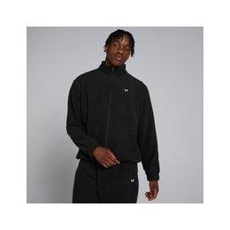 MP Herren Fleece mit durchgehendem Rei&szlig;verschluss &ndash; Schwarz - XS