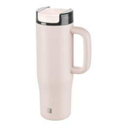 Zwilling Thermo Plus Thermobecher mit Strohhalm, 900 ml, Edelstahl, Pink