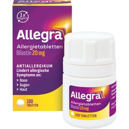 Allegra Allergietabletten 20 mg Tabletten Dose 100 St