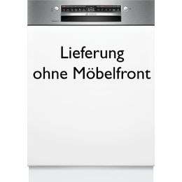 Bosch teilintegrierbarer Geschirrsp&uuml;ler "SMI4EAS28E", Energieeffizienz: A (A-G), silber (geb&uuml;rsteter stahl), B:59,8cm H:81,5cm T:57,3cm, Geschirrsp&uuml;ler, Automatische T&uuml;r&ouml;ffnung f&uuml;r Effizienz, flexible K&ouml;rbe & Schubladen