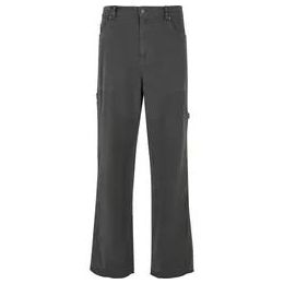 Stoffhose Karl Kani "Karl Kani Karl Kani Og Washed Carpenter Pants", Herren, Gr. XS, US-Gr&ouml;&szlig;en, anthrazit, 100% Baumwolle, unifarben, normal, Hosen Stoffhose