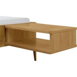 Nachtkonsole Hasena "Seva", braun, B:48cm H:16cm T:38cm, Massivholz, Sideboards, Nachtkonsole
