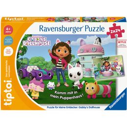 Puzzle Ravensburger "tiptoi Gabby&rsquo;s Dollhouse", bunt, Puzzles, KinderB:26cm H:18,1cm, Motiv, Made in Europe, B:26cm H:18,1cm