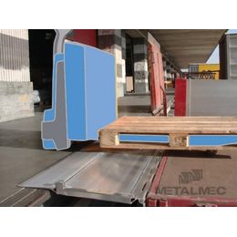 Metalmec klappbare Ladeboardwand MS030AC/690 - 1262x690 / Stahlscharniere