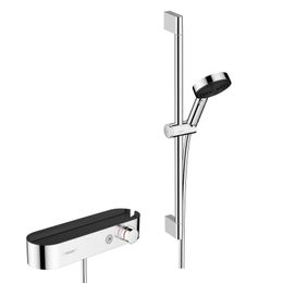 Hansgrohe Pulsify Select S Aufputz-Duscharmatur mit Thermostat, 24260000,