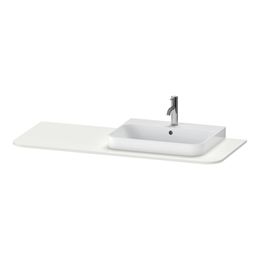 Duravit Waschtisch-Konsole Happy D.2 Plus 130x55cm, m 1 AS, B re, Nord we s-matt (HP031KR3939)